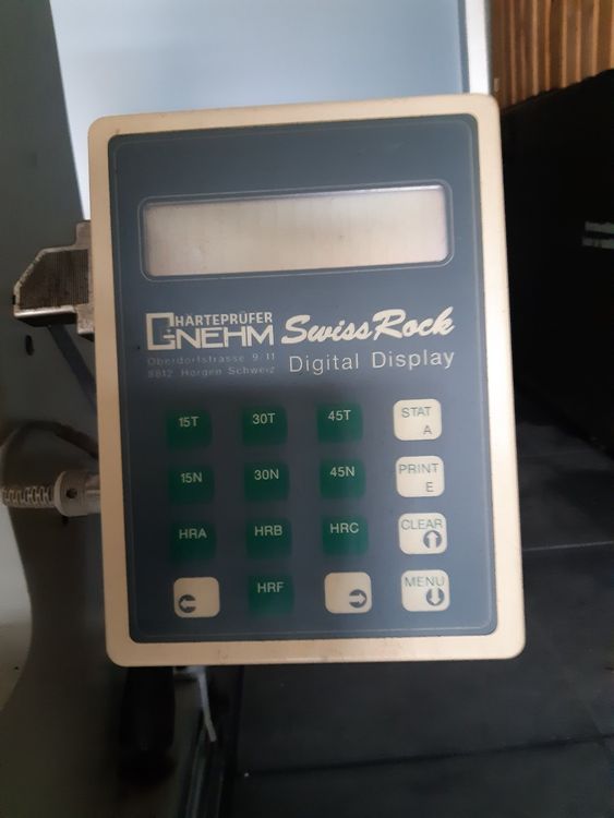 HRC / HRB / HRA Gnehm Härteprüfer (Gebraucht) in Bendern für CHF 350 ...