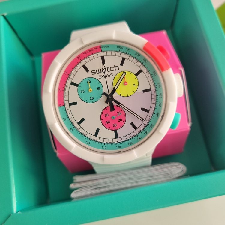 Swatch Chrono The Purity Of Neon | Kaufen auf Ricardo