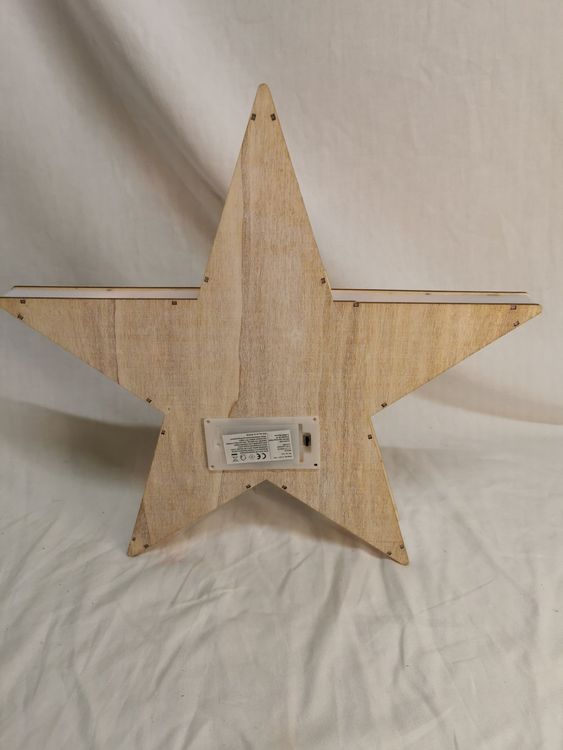 Holz Stern mit LED | Kaufen auf Ricardo
