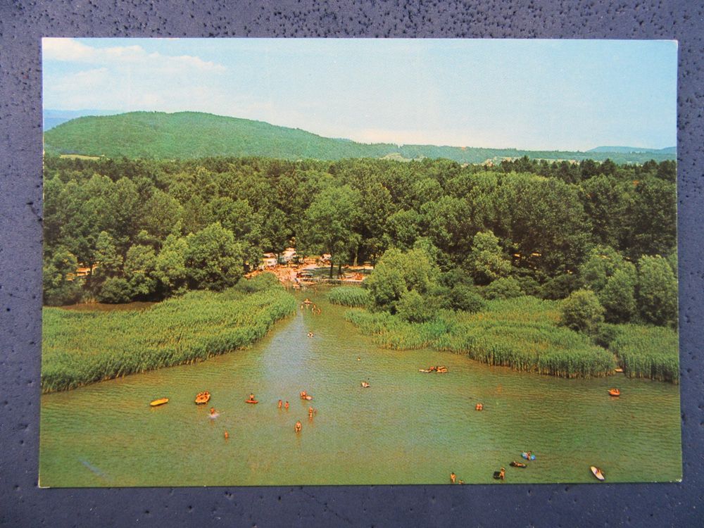 AK BE GAMPELEN CAMPING TCS NEUENBURGERSEE LUFTBILD BELEBT (Gebraucht) in Ettingen für CHF 2.95 ...