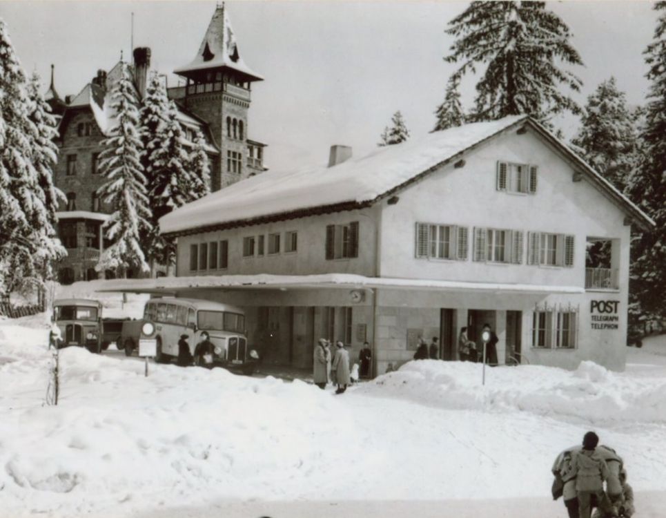 Flims-Waldhaus GR - Postauto / CarPostal SAURER um 1950 (Gebraucht) in Niedergesteln für CHF 5 ...