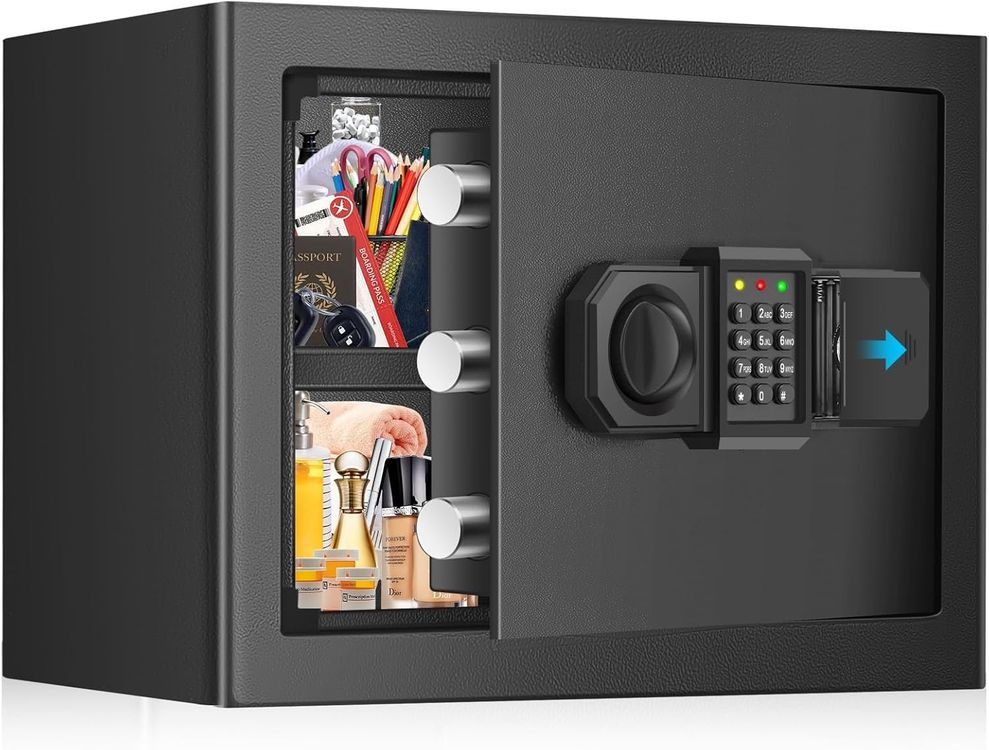 Tresor 7Kg Safe Schmuck Gold Safe Wertsachen Sicher 25L (Neu und ...