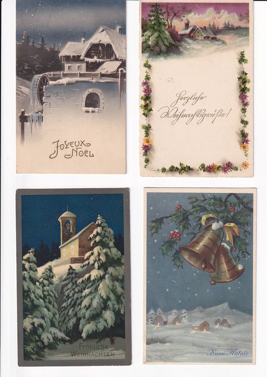 20 x Weihnachts-Landschaften • Winter, Schnee, Kirche, Dorf | Kaufen auf Ricardo