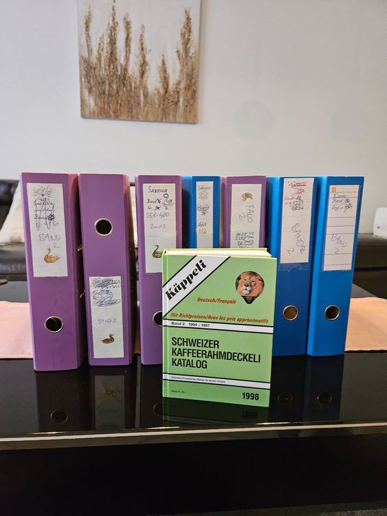 Kaffeeerahmdeckeli Ordner, inkl. Buch Band 2 1998 | Kaufen auf Ricardo