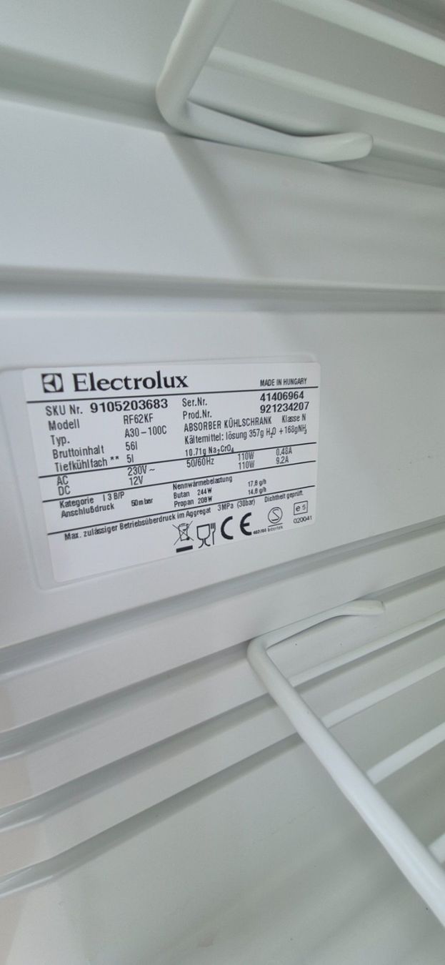 Electrolux Absorber Kühlschrank 12V 230V Gas Camping Van (D'occasion) à ...