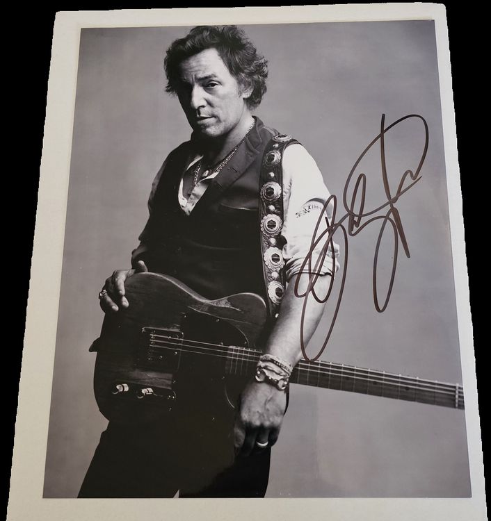 Bruce Springsteen signature autograph COA (Neu (gemäss Beschreibung ...
