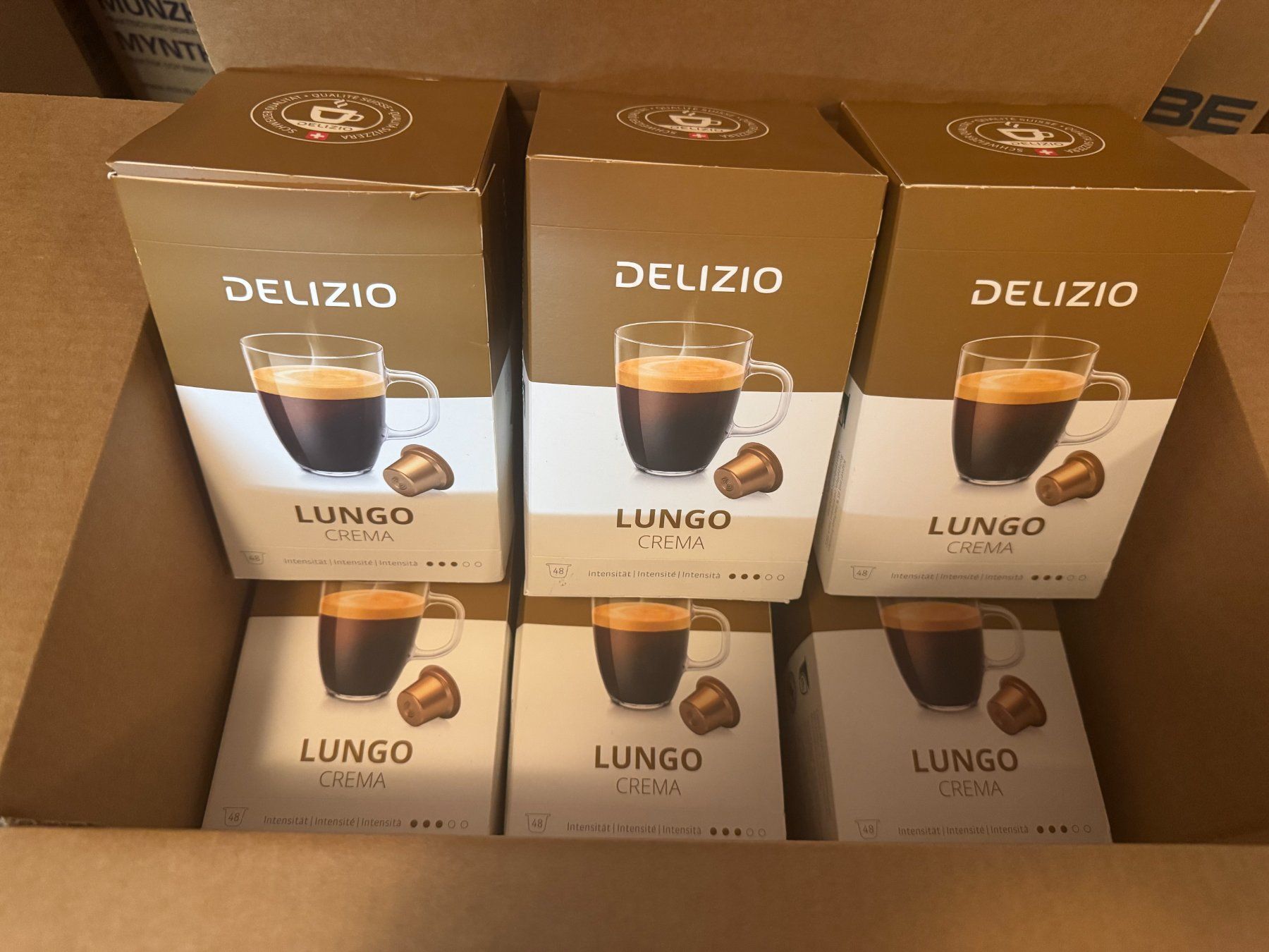 XXL Pack Delizio LUNGO CREMA (288 Kapseln) (Neu (gemäss Beschreibung ...