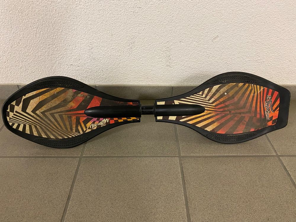 Waveboard Snakeboard Orange Muster | Kaufen auf Ricardo