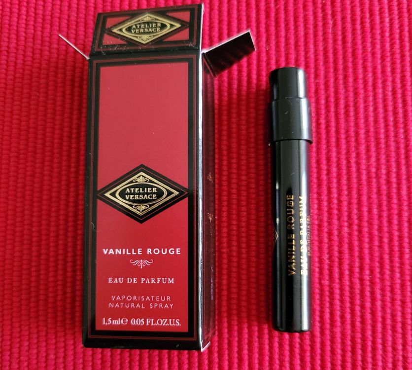 Atelier Versace Vanille Rouge 1,5ml Probe Muster Ed Parfum | Kaufen auf ...