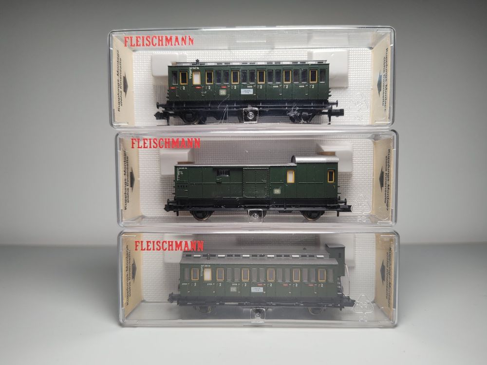 3x FLEISCHMANN K.P.E.V. Wagen (8792, 8795 und 8764) | Kaufen auf Ricardo