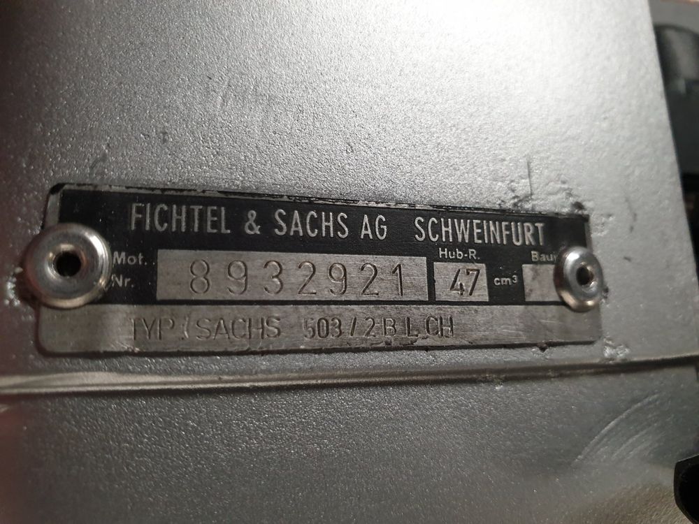 Motor Sachs 503 2 BLCH (Gebraucht) in Carabbia für CHF 599 – mit Lieferung auf Ricardo kaufen