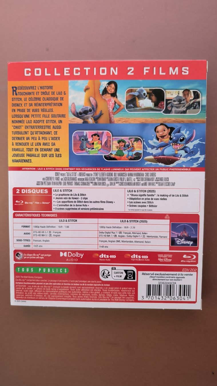 Lilo & Stitch Collection 2 Films Blu-Ray Disney Neuf🎁 (Neu (gemäss ...