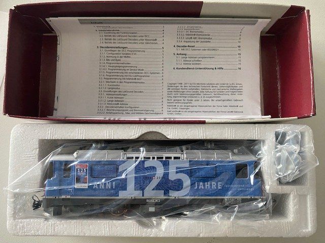 Bemo RhB Ge 4/4 II 623 125 Jahre RhB Loksound (Neu und originalverpackt ...