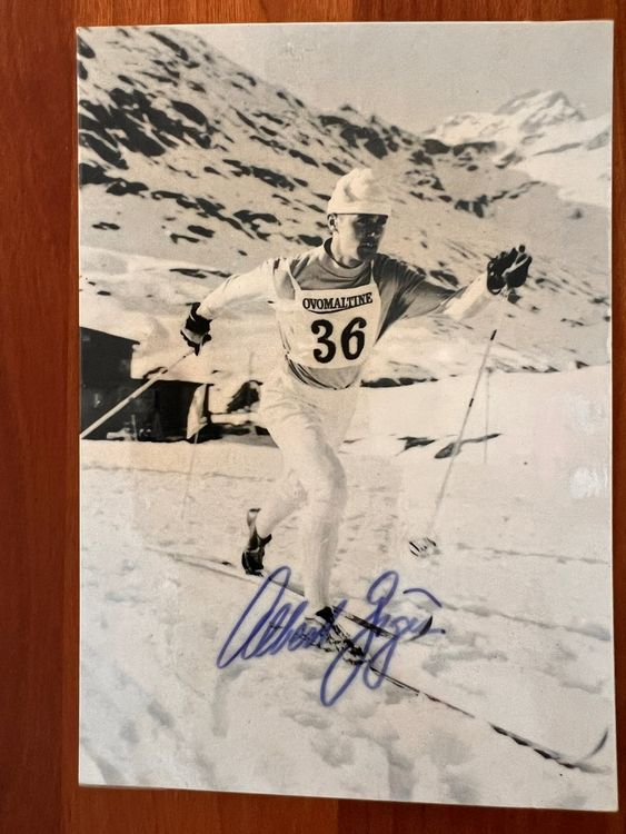 Postkarte Autogramm Albert Gyger (P250) (Gebraucht) in Hinwil für CHF 3 ...