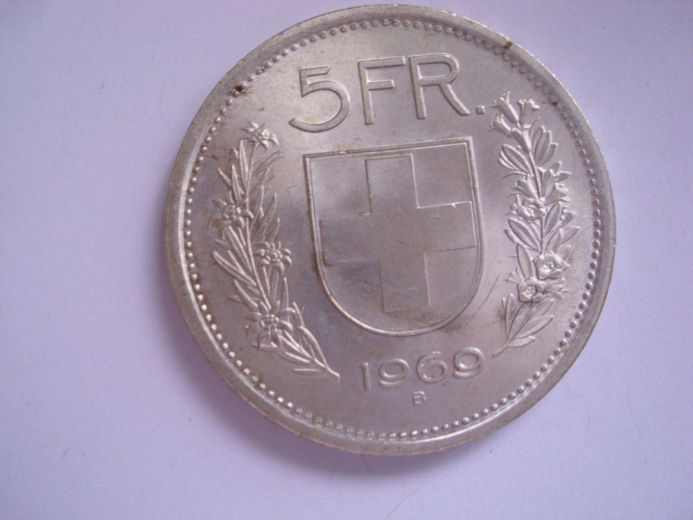 5 Franken 1969 (Gebraucht) in Birsfelden für CHF 8.5 – mit Lieferung auf Ricardo kaufen