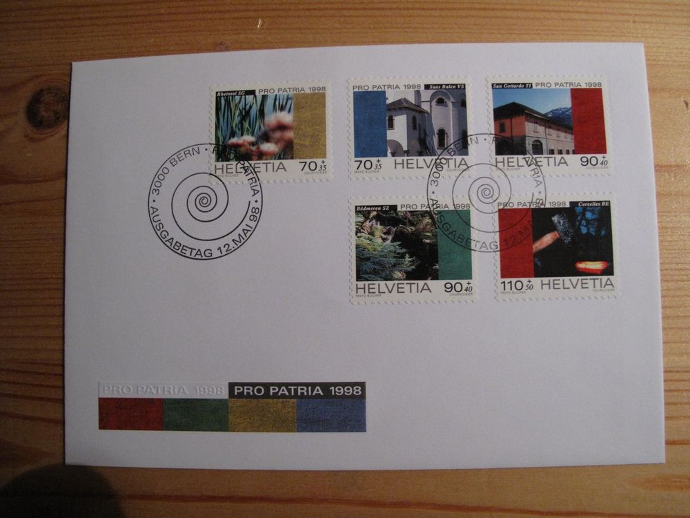 Pro Patria 1998 FDC | Kaufen auf Ricardo