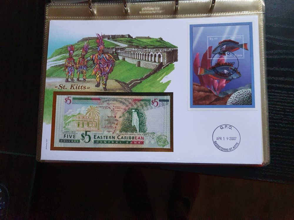 BANKNOTENBRIEF ST. KITTS (Neu und originalverpackt) in Dintikon für CHF 5 – mit Lieferung auf ...