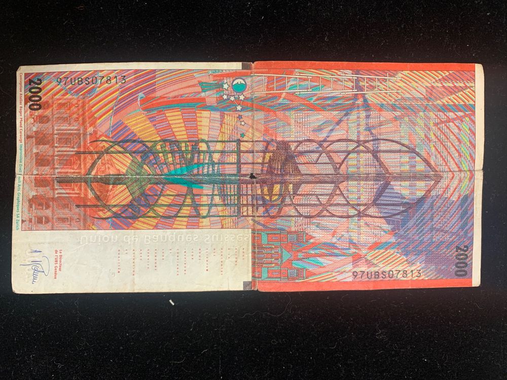 Billet de 2000 - union banque suisses | Kaufen auf Ricardo
