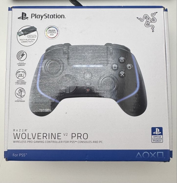 Razer Wolverine V2 Pro Controller PS5/PC L2 R2 Stopps Defek (Defekt) in ...
