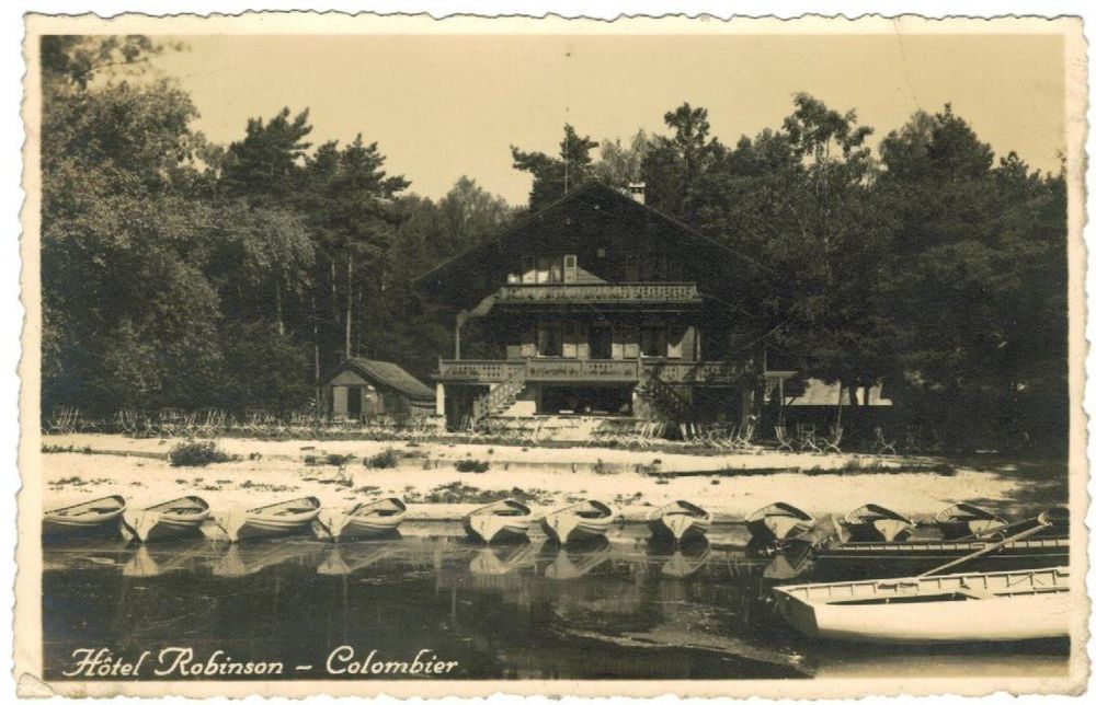 AK Hôtel Robinson Colombier 1950, gelaufen nach Fahrwangen | Acheter ...