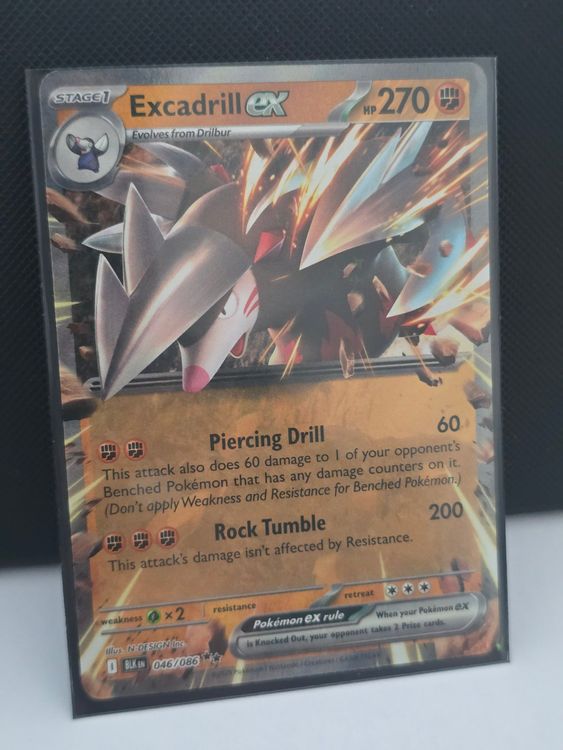 🇺🇸 Pokemon Black Bolt 》Excadrill ex (Neu (gemäss Beschreibung)) in ...