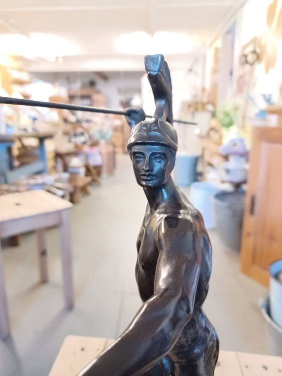 Bronzefigur "Morin Georges 1874-1950" Speerwerfer, signiert | Kaufen ...