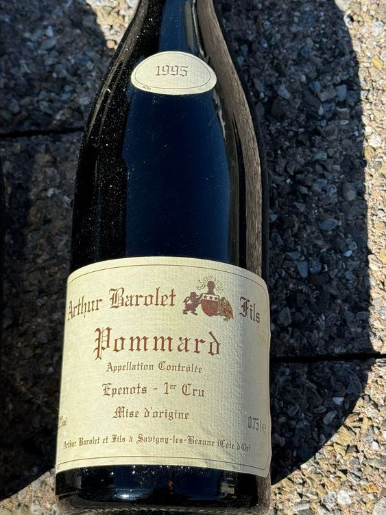 3 Flaschen Arthur Barolet Pommard 1995 Epenots - 1er Cru (Neu (gemäss ...