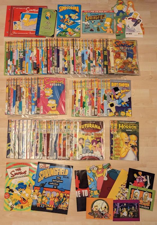 MEGA SIMPSONS / FUTURAMA COMIC SAMMLUNG (Gebraucht) in Chur für CHF 58 ...