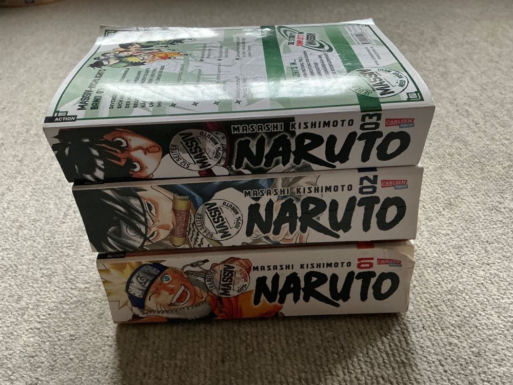 Naruto Massiv Manga, Band 1-3, (Gebraucht) in Jona für CHF 12 – mit ...