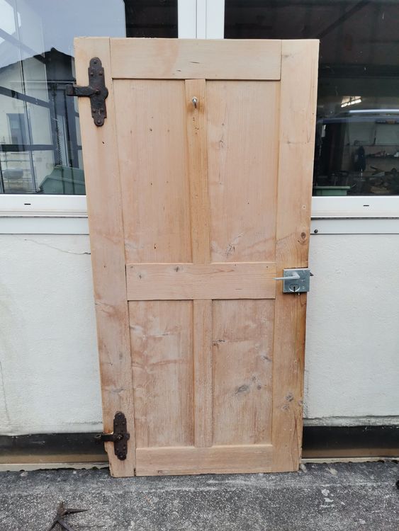 Antike Tür, Holztür, Alte Tür, Shabby Chic Tür, Tannenholztü (Gebraucht ...