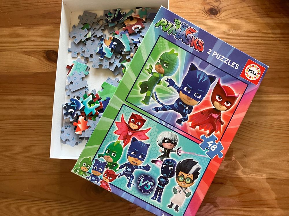 Puzzle PJ Masks 2x48 | Kaufen auf Ricardo