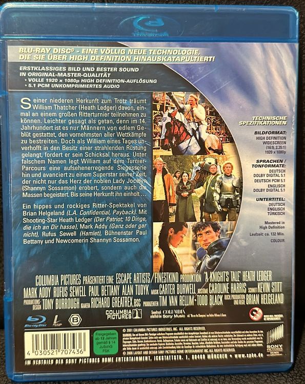 HEAT LEDGER RITTER AUS LEIDENSCHAFT BLU-RAY (Gebraucht) in für CHF 5 ...