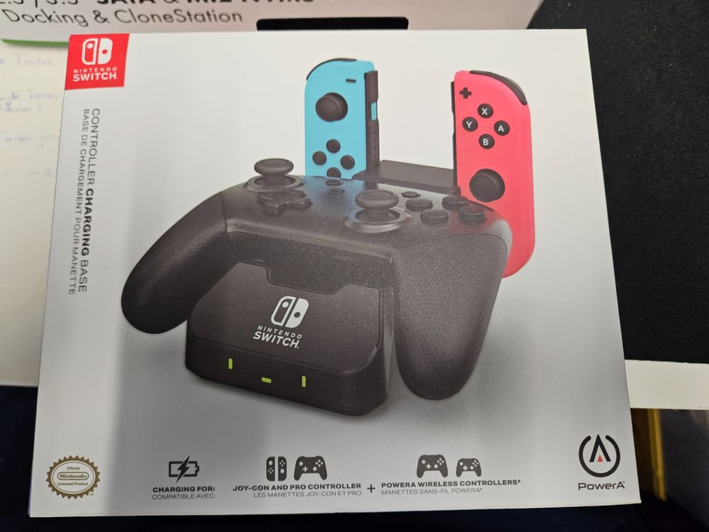 Nintendo Switch Ladestation für Joy-Cons & Pro Controll (Neu und ...