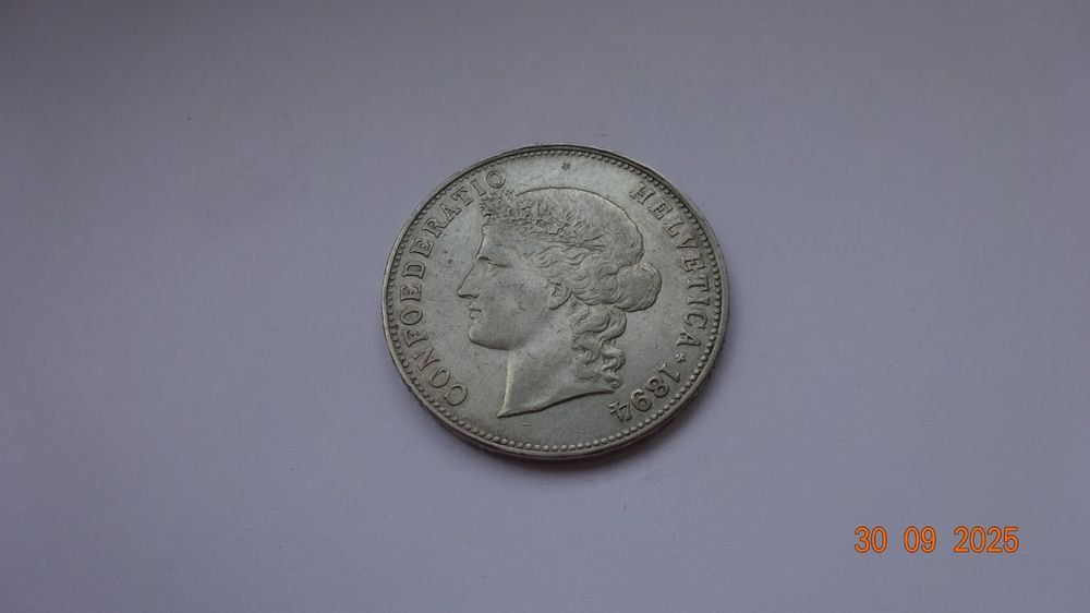 5 Fr 1894 Frauenkopf très rare (D'occasion) à bassecourt pour CHF 690 ...