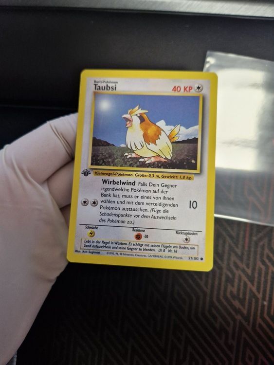 Taubsi 1. Edition Base Set #1 | Kaufen auf Ricardo