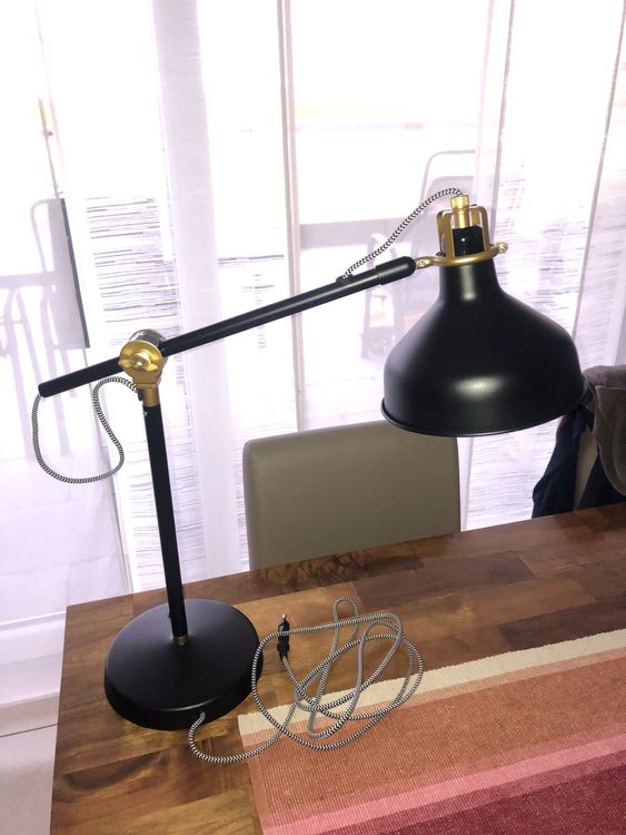 RANARP Arbeitsleuchte schwarz/gold | Kaufen auf Ricardo