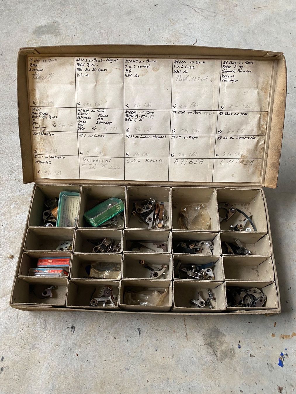 Zündspulen und Unterbrecher, Oldtimer Motorrad (Gebraucht) in Wald ZH ...