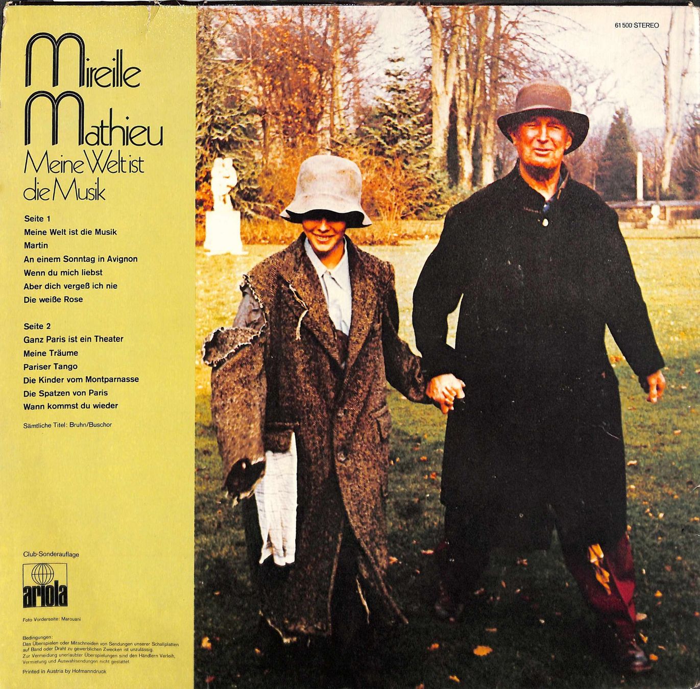 LP Mireille Mathieu - mein Welt ist die Musik (Gebraucht) in Trimmis ...