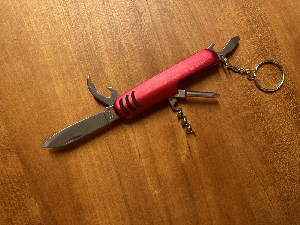 Red Multitool Pocket Knife Taschenmesser | Kaufen auf Ricardo