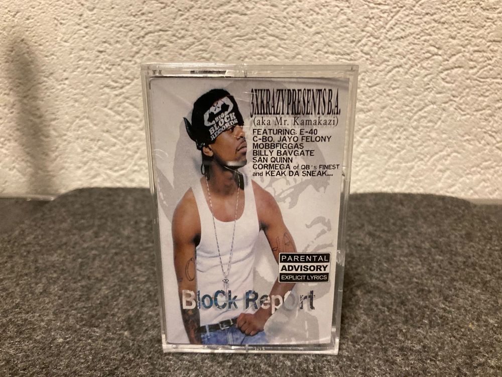 3X Krazy Presents B.A. aka Mr. Kamakazi - Block Report (MC) (Neu und ...