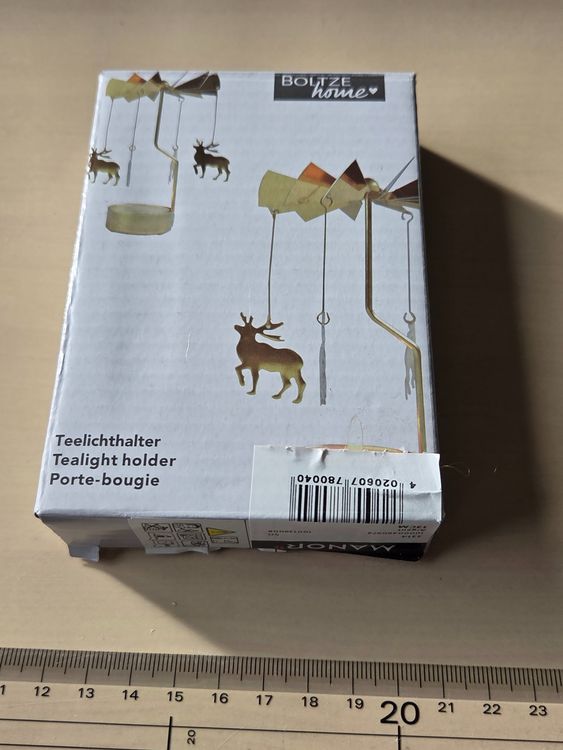 Teelichthalter, Hirsch, Manor, Advents/Weihnachtsdekoration (Gebraucht ...