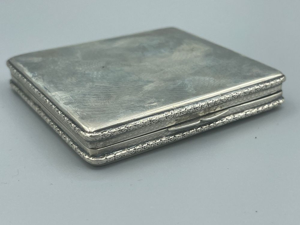 Zigarettenetui Antik 800er Silber Napoli | Kaufen auf Ricardo