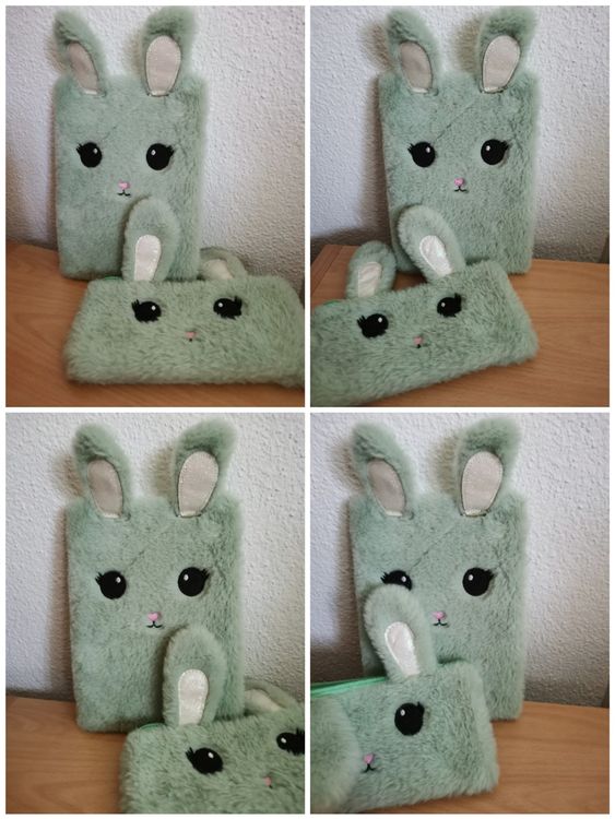 Kinder Geld Börse und Heft neu Hase für Mädchen im couvert (Neu (gemäss ...