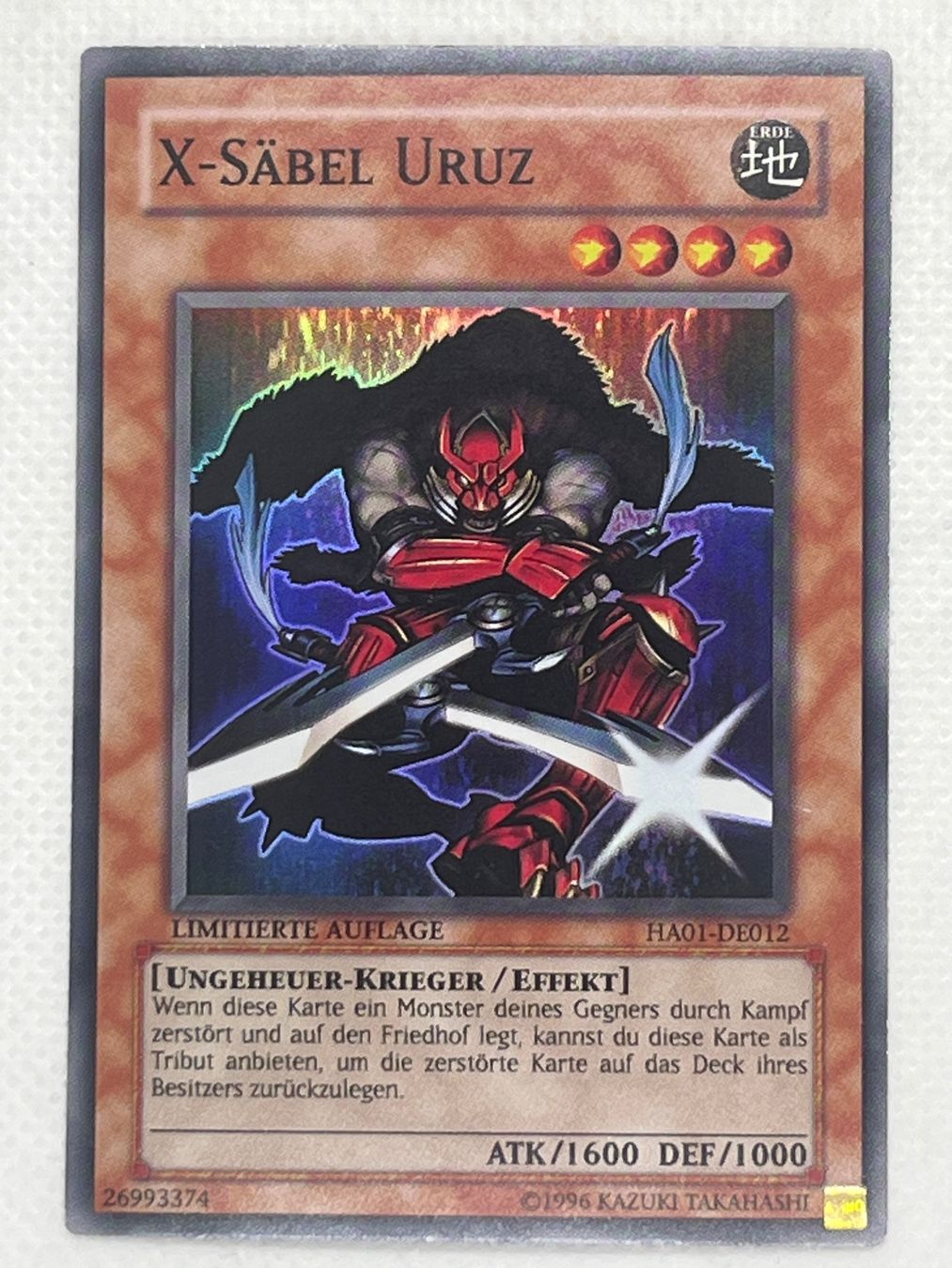 Yu-Gi-Oh! Karte: X-Säbel Uruz - Selten - Top Zustand! (Gebraucht) in ...