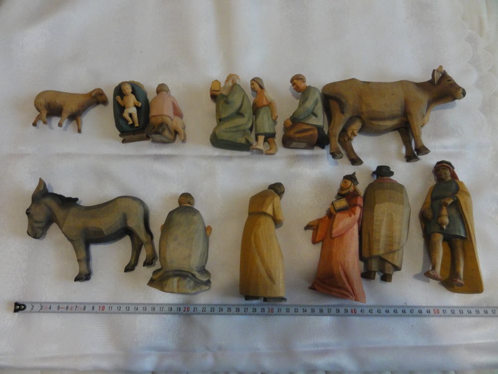 Krippenfiguren aus Holz | Kaufen auf Ricardo