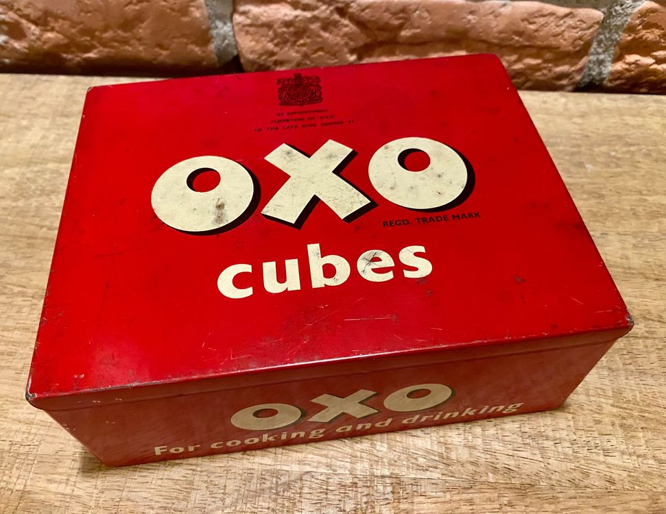 50er Jahre - Blechdose OXO Cubes aus England - Lunch Box | Kaufen auf ...