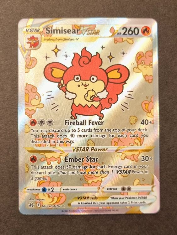 Simisear VSTAR GG37/GG70- Crown Zenith - ENG (Neu (gemäss Beschreibung ...