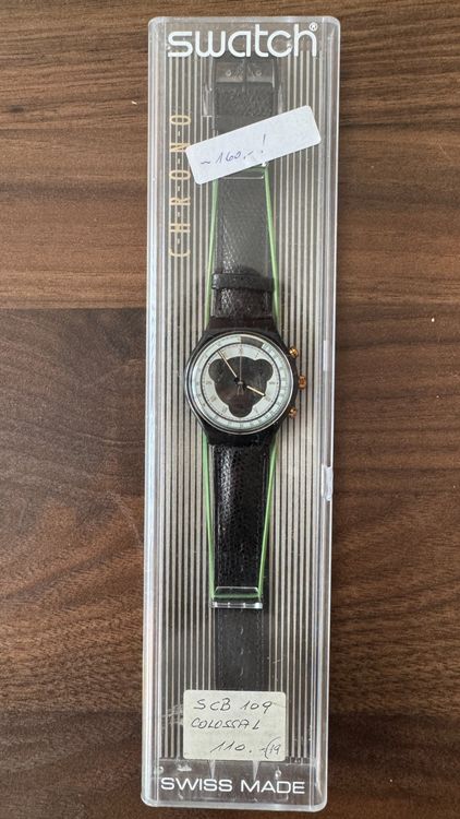 Swatch Chrono SCB 109 Colosal, 1990er 👍 (Neu (gemäss Beschreibung)) in Caslano für CHF 80 – mit ...