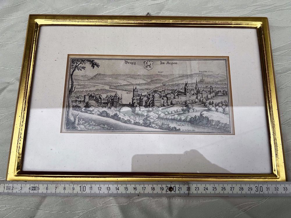 antiker Stich von Brugg | Kaufen auf Ricardo