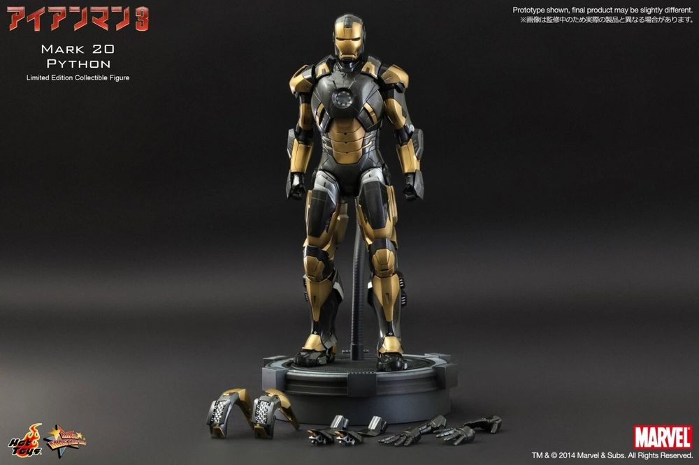 Hot Toys Movie Masterpiece 1/6 Iron Man 3 Mark 20 XX Python (Gebraucht ...